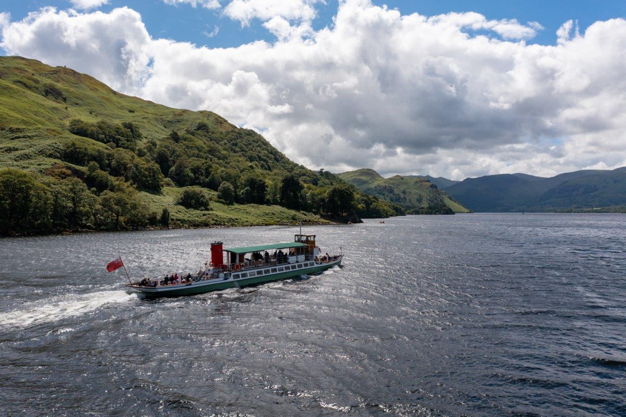 Board at Glenridding pier. One hour lake cruise taking in the full ...